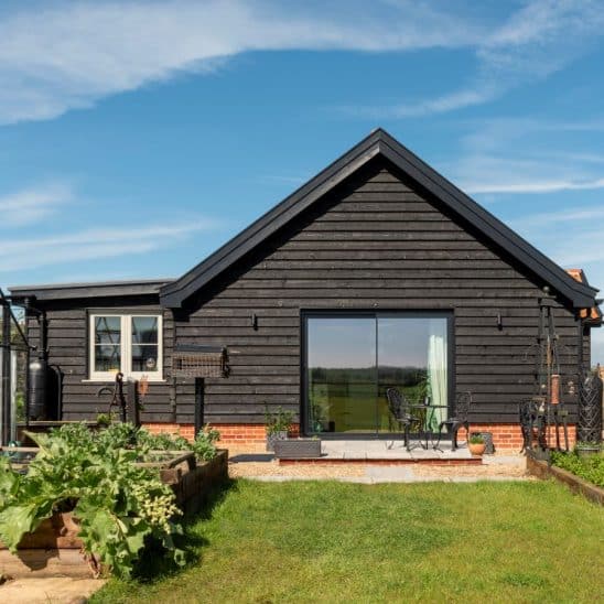 Gorgeous timber clad annexe built incorporating thermally efficient ...